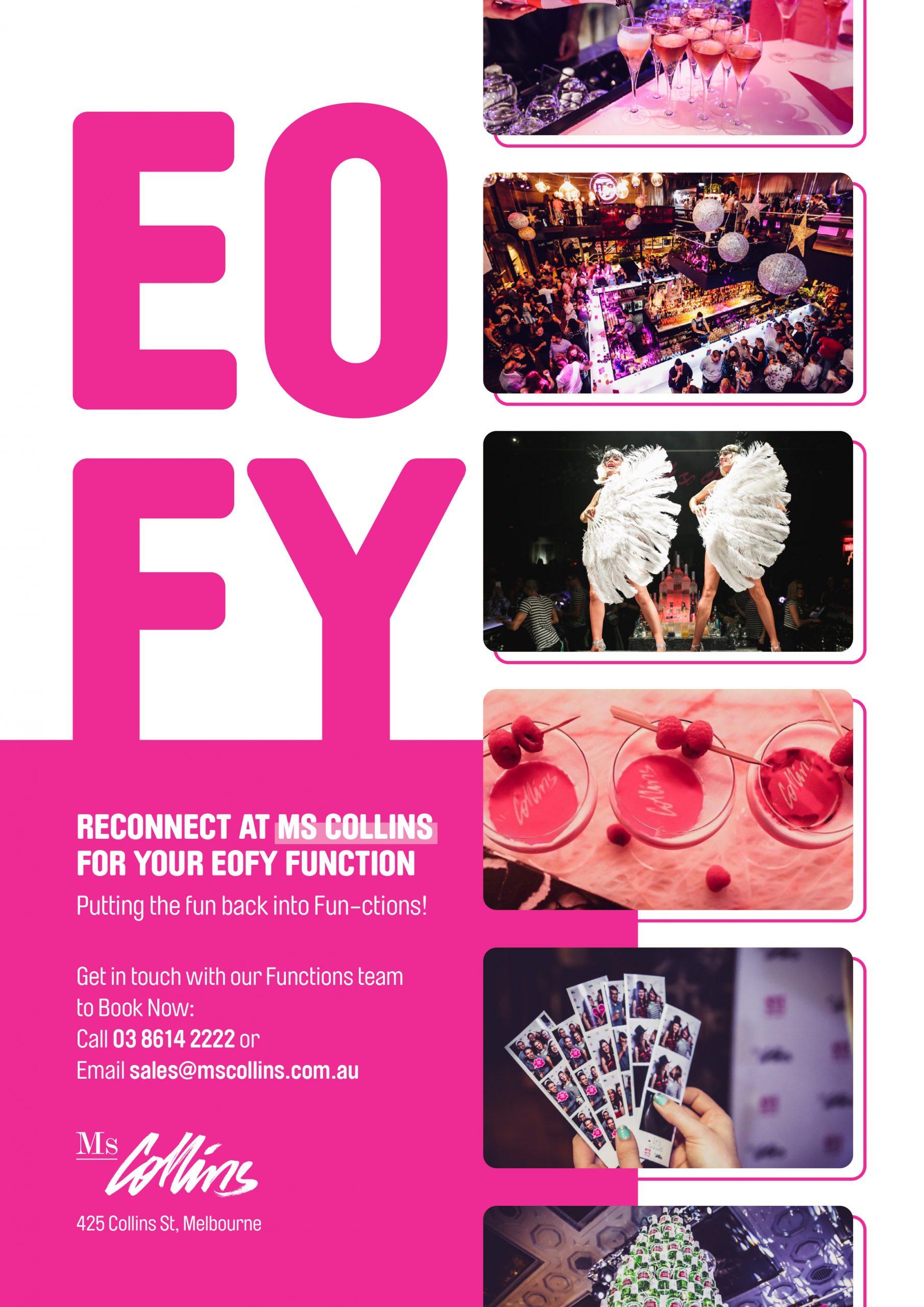 Ms Collins – The Ultimate Melbourne Event Space