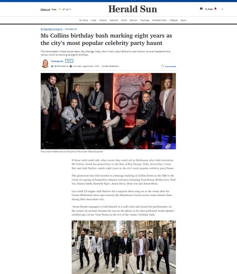 IN THE PRESS – Ms Collins