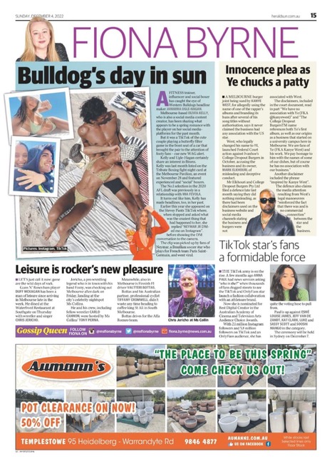 IN THE PRESS – Ms Collins