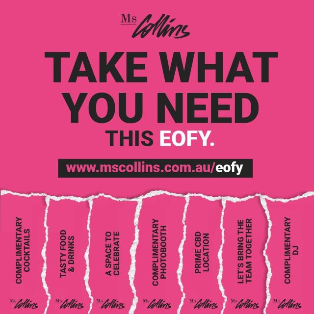 Ms Collins – The Ultimate Melbourne Event Space